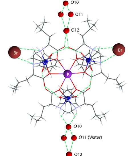 The Molecular Structure Of 5 Showing The Positions Of Bridging Bromides Download Scientific