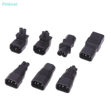 Pinkcat Ups Pdu Male To Female Eu Us Power Plug Adapter Socket
