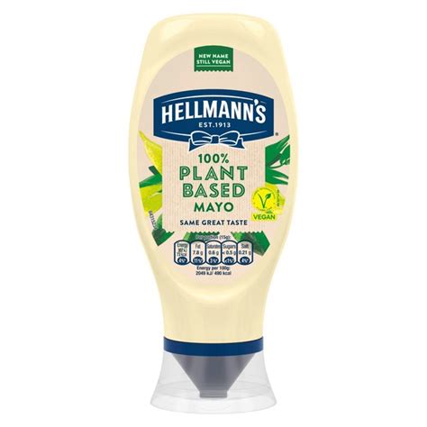 Hellmanns Plant Based Mayonnaise 430ml ヘルマンズ プラントベースマヨネーズ 430ml Kenzenuk