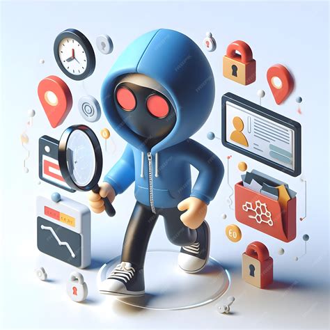 Premium Photo Cyber Watch Concept As Individual Monitoring Network