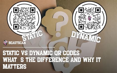 Static Vs Dynamic Qr Codes Whats The Difference And Why It Matters
