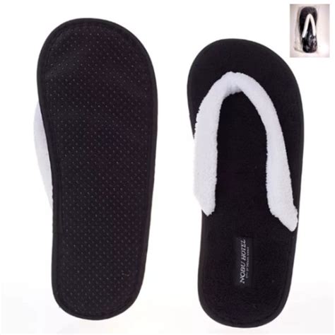 Nobu Shoes New Plush Nobu Hotel Slippers Spa Antislip Size 9 Poshmark
