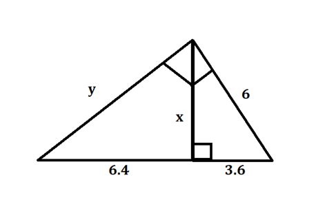 find the values of the variables in each right triangle 01510201141
