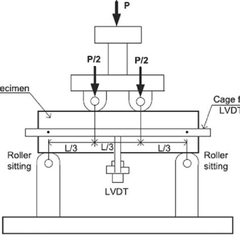 Two Point Loading Test Arrangement All Dimension In Mm Download Scientific Diagram