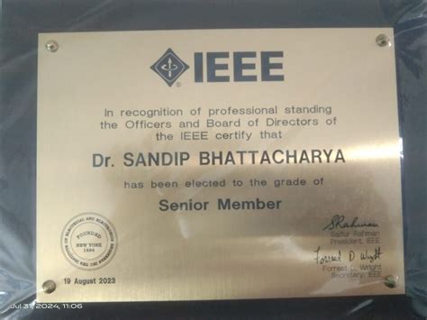 Dr Sandip Bhattacharya On Linkedin Ieee Seniormember
