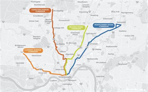 Cincinnati Ohio Bus Routes Cincinnati Metro Map Cactpz