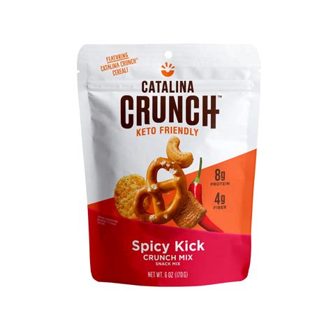 Catalina Crunch Snack Mix Spicy Kick Sugarless Delite