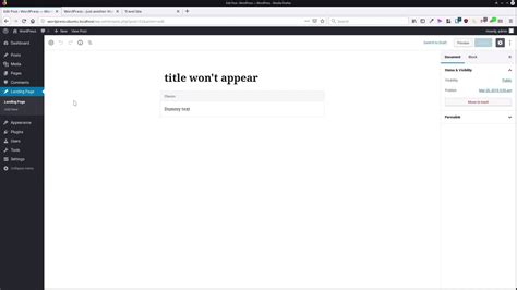 building gutenberg template layouts without javascript set up the