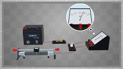 滑动变阻器控制灯泡亮度 带通道 视频素材下载