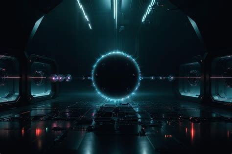 Premium AI Image Quantum Particles Synthesis