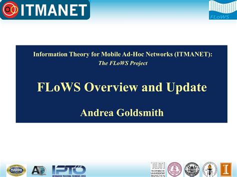 Ppt Information Theory For Mobile Ad Hoc Networks Itmanet The