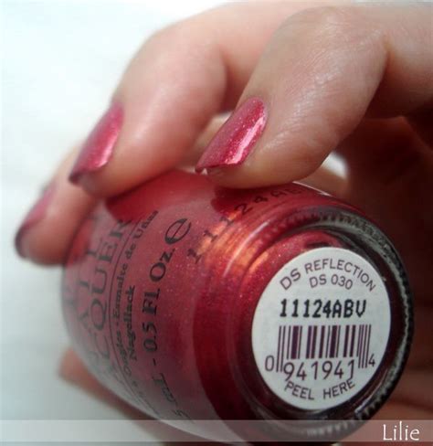 Opi Ds Reflection Le Blog De Lilie