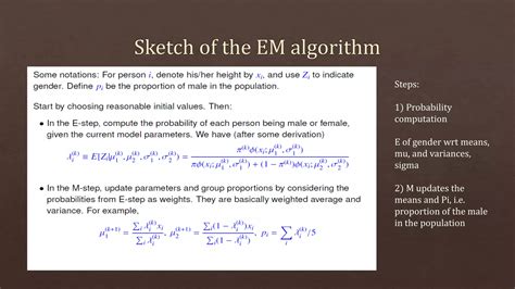 Unit 4 Statistical Learning Methods Em Algorithm Ppt
