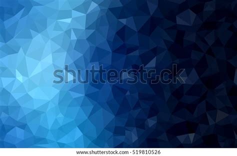 진한 파랑 빛나는 삼각형 템플릿그라디언트를 사용하여 스톡 벡터로열티 프리 519810526