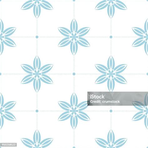 흰색 바탕에 파란 꽃입니다 장식용 원활한 패턴 0명에 대한 스톡 벡터 아트 및 기타 이미지 0명 고풍스런 꽃무늬 Istock