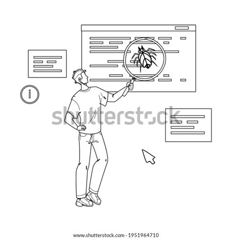 Software Testing Program On Bug Errors Stock Vector Royalty Free 1951964710 Shutterstock