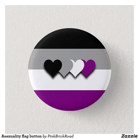 Asexuality Flag Button Zazzle Asexual School Supplies Shopping