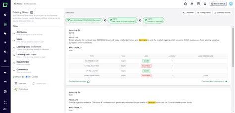 data management kern ai documentation