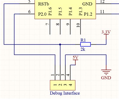 Microcontroller Efm8bb1 C2 Debugging Interface Correctly Connected