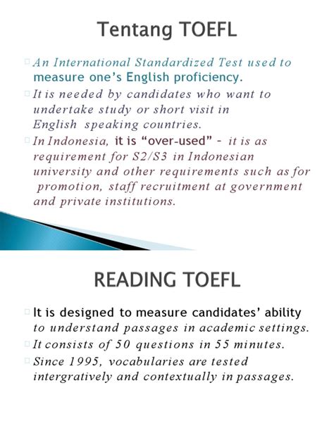 Toefl Reading Comprehension Pdf Grammar Applied Linguistics