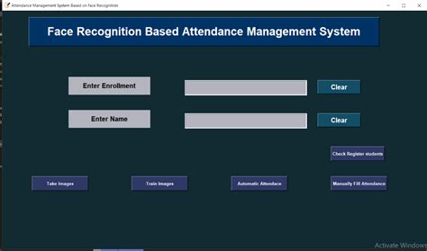 Attendance Management Using Face Recognition Ai And Ml Project