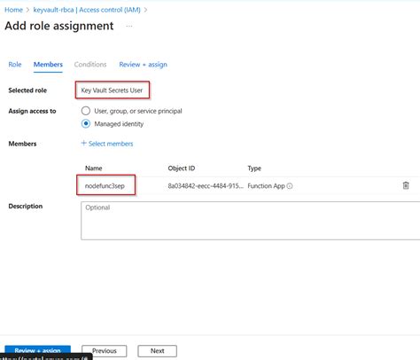 getting accesstokeyvaultdenied error in azure portal for function app