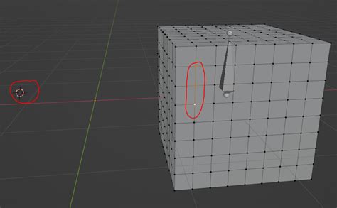 Cursor To Selected Verts On Deformed Mesh Python Support Blender