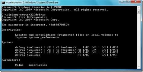 Windows 7 Advanced Disk Defragmentation