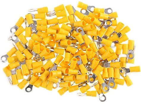 Buy ESPtronics Pcs Ring Type Wire Crimp Connectors AWG Insulated Terminals Ring
