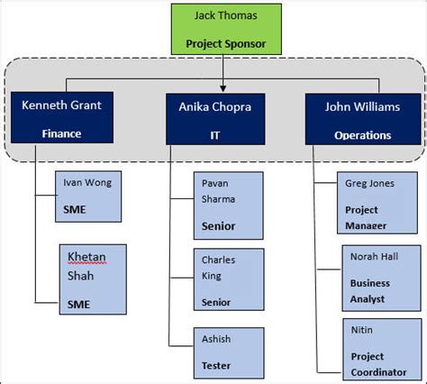 Project Management Team Structure Diagram The 4 Types Of Pro