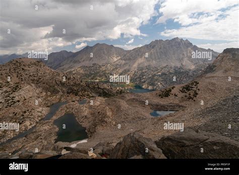 High Angle View Of Rae Lakes From Glen Pass John Muir Trailpacific
