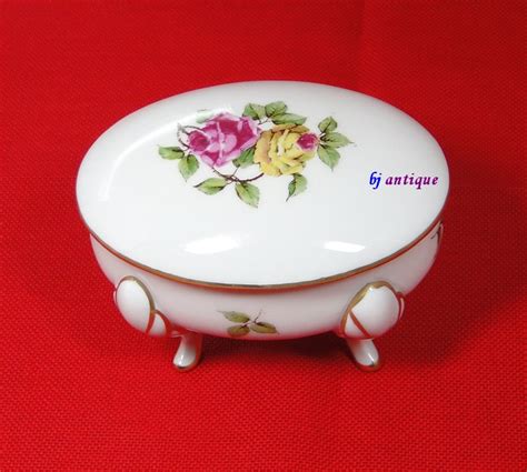 엔틱 독일 튜링겐 일메나우 그라프 폰 헨네베르그 포슬린 다용도함 비제이 엔틱