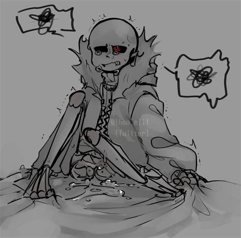 Rule 34 After Sex Cum Dubious Consent Gripping Sheets Red Eyes Sans Sans Au Skeleton Tears