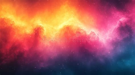 Vibrant Color Gradient From Green To Pink In Space Background Stock Illustration Illustration