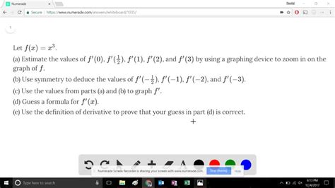solved let f x x 3 a estimate the values of f 0 f 1 2