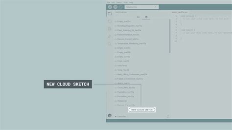 Create A New Cloud Sketch