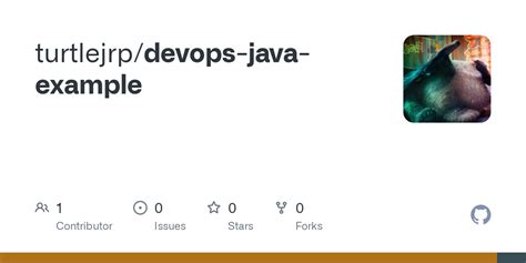Github Turtlejrpdevops Java Example