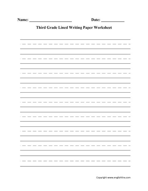 3rd Grade Writing Worksheets Fun And Engaging Ways To Improve Writing