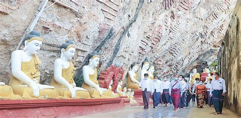 နိုင်ငံတော်စီမံအုပ်ချုပ်ရေး ကောင်စီဝင် မန်းငြိမ်းမောင် ရှေးဟောင်းသမိုင်းဝင်ကော့ဂွန်းဂူတော်ကြီးရ