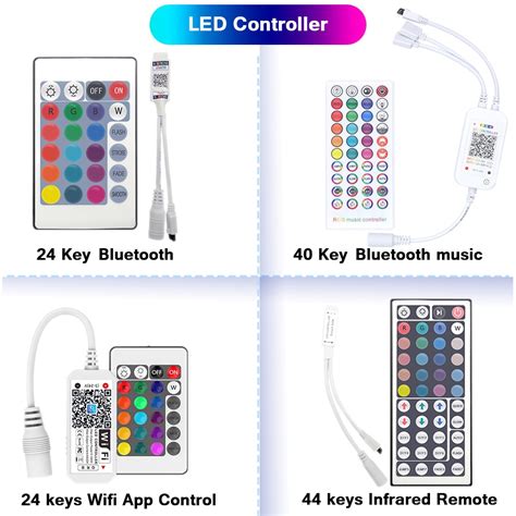 Bluetooth Music Led Controller Keys LED IR Keys Controler Dimmer LED Lights IR Remote