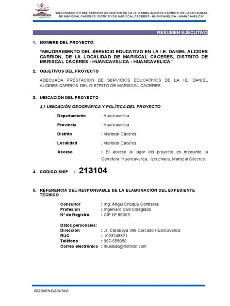 01 Resumen Ejecutivo Ok Pdf