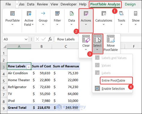 Excel Pivot Table Example 11 Different Case Exceldemy