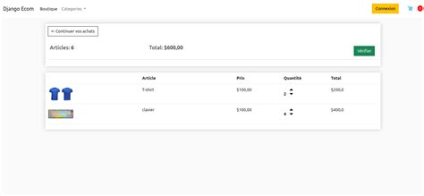 Github Donaldtedjango Ecom Application De Ecommerce Avec Python Et Django Plus Integration