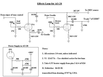 Prowess Amplifiers Fender Schematics Vibratone Fx Loop