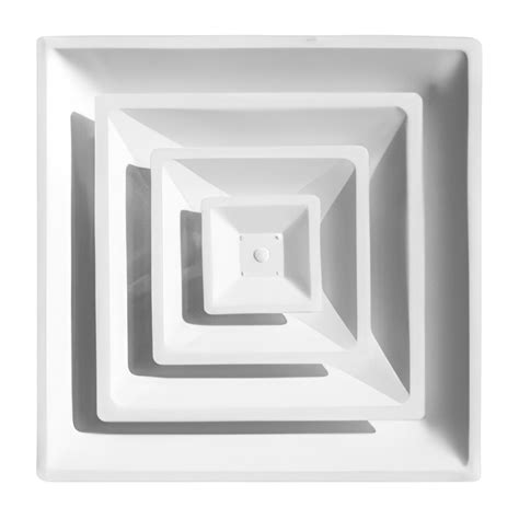 Rectorseal 24 Inch X 24 Inch Steel Ceiling Diffuser Module 3 Cone Step