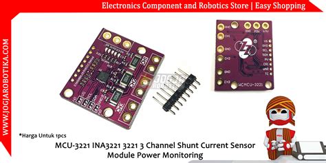 Jual MCU INA Channel Shunt Current Sensor Module Power Monitoring