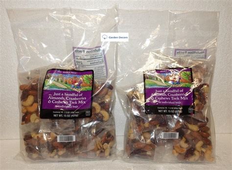 Trader Joes Just A Handful Of Almonds Cranberries