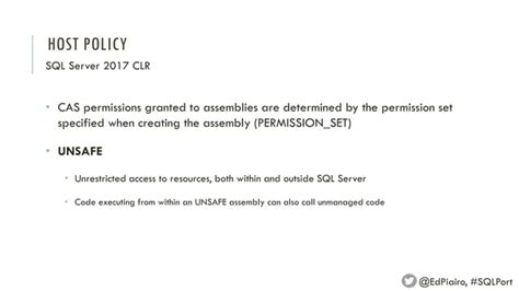SQL Server 2017 CLR PPT