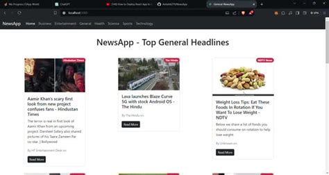 Building A News App With Reactjs Ashish Posted On The Topic Linkedin