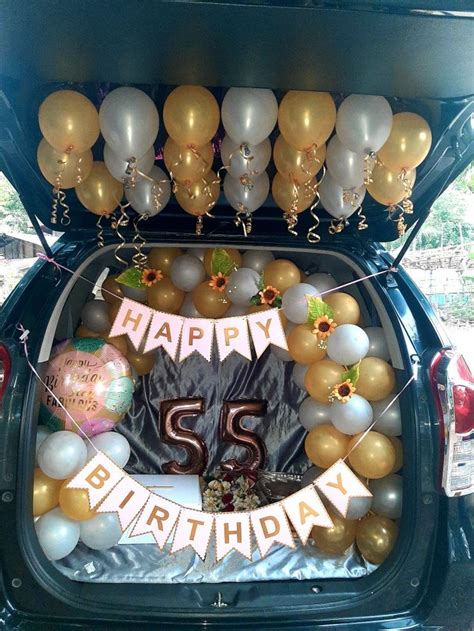 Marcias Car Trunk Surprise In 2022 Surprise Birthday Decorations